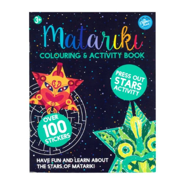 Matariki Colouring & Activity Book A4 - covehahei.nz